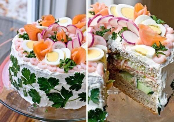Cold Sandwich Cake